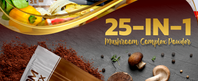 Buy Organic 25-in-1 Mushroom Powder 2000mg | Functional Mushroom Blend ...